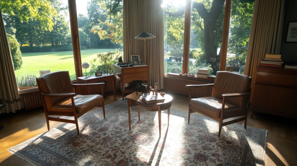 Modern retro interior design ideas with vintage charm